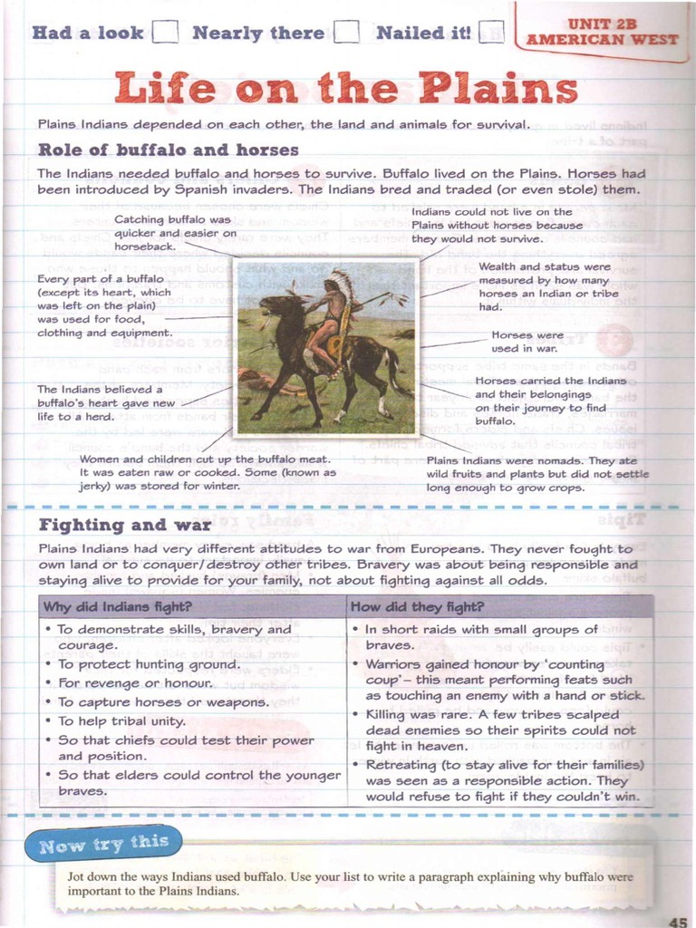 American West Revision Book | PDF | Sioux | Arapaho