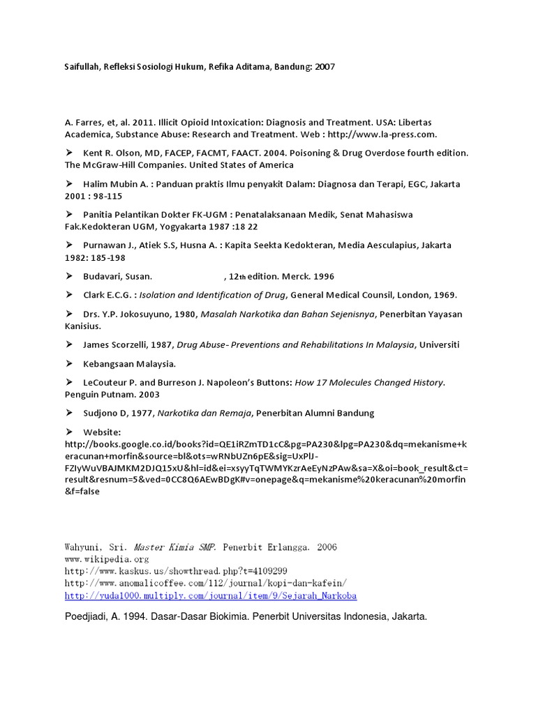 Dapus | PDF | Obat | Obat Klinis