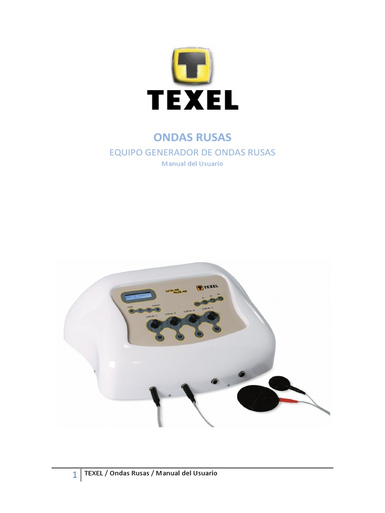 Manual de Uso: Aparato Ondas Rusas | PDF | Olas | Frecuencia