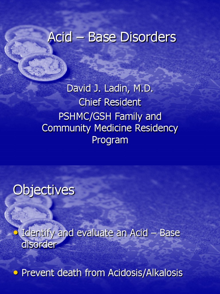 Acid - Base Disorders | PDF | Bicarbonate | Metabolism