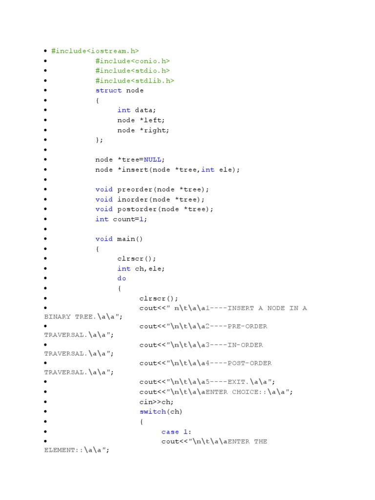 Binary Tree Traversal | PDF | Teaching Methods & Materials | Computers