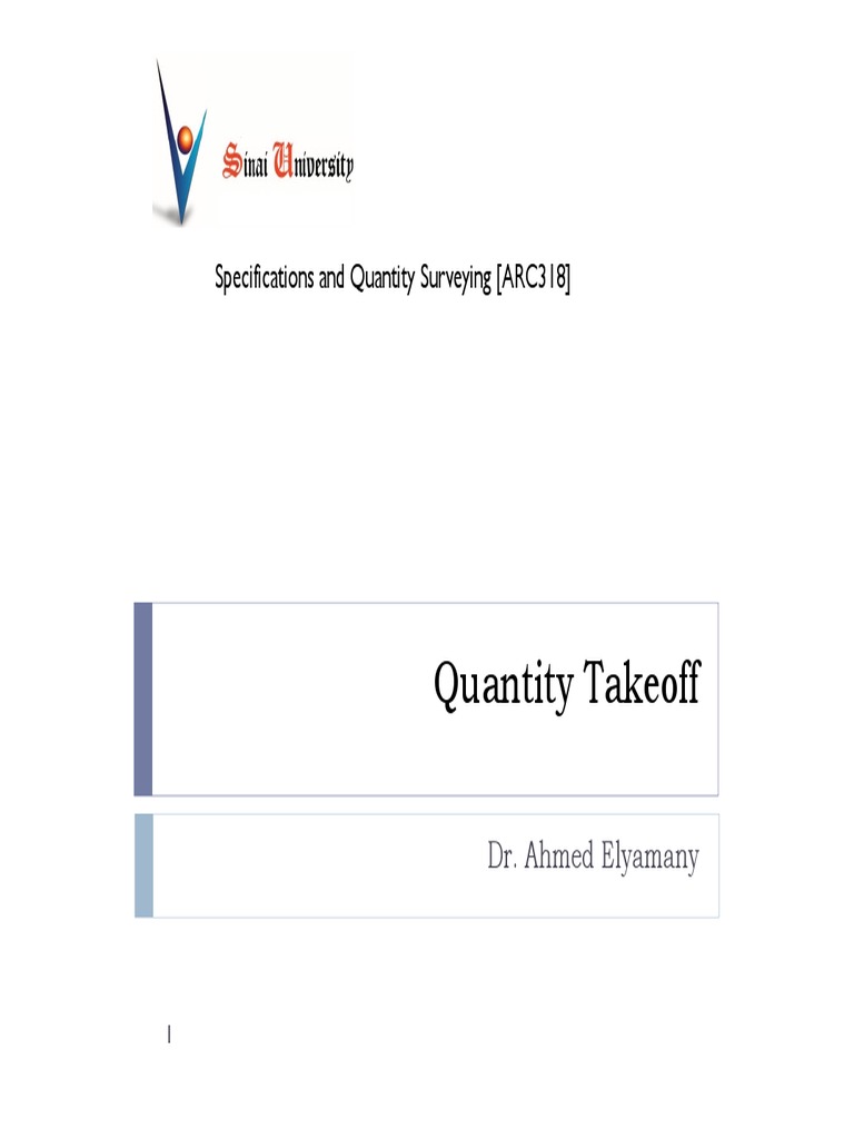 5.quantity Takeoff | PDF | Column | Beam (Structure)