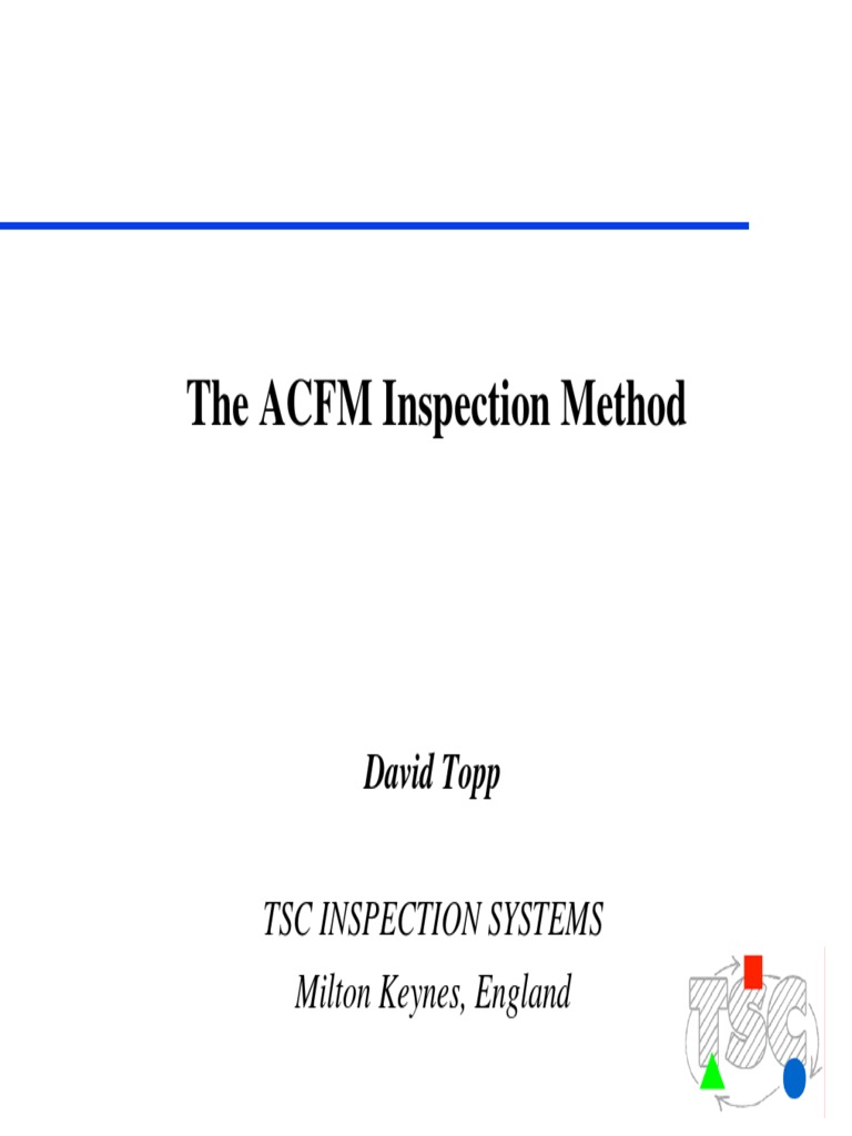 ACFM Theory and Applications Overview | PDF | Subsea (Technology ...