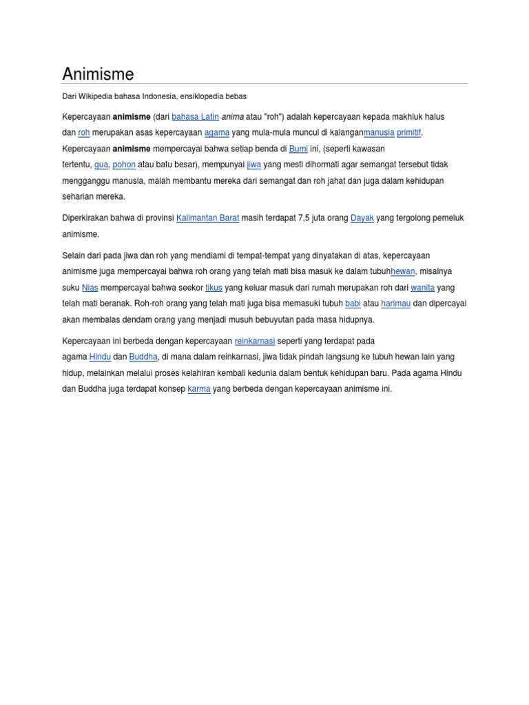 Animisme | PDF