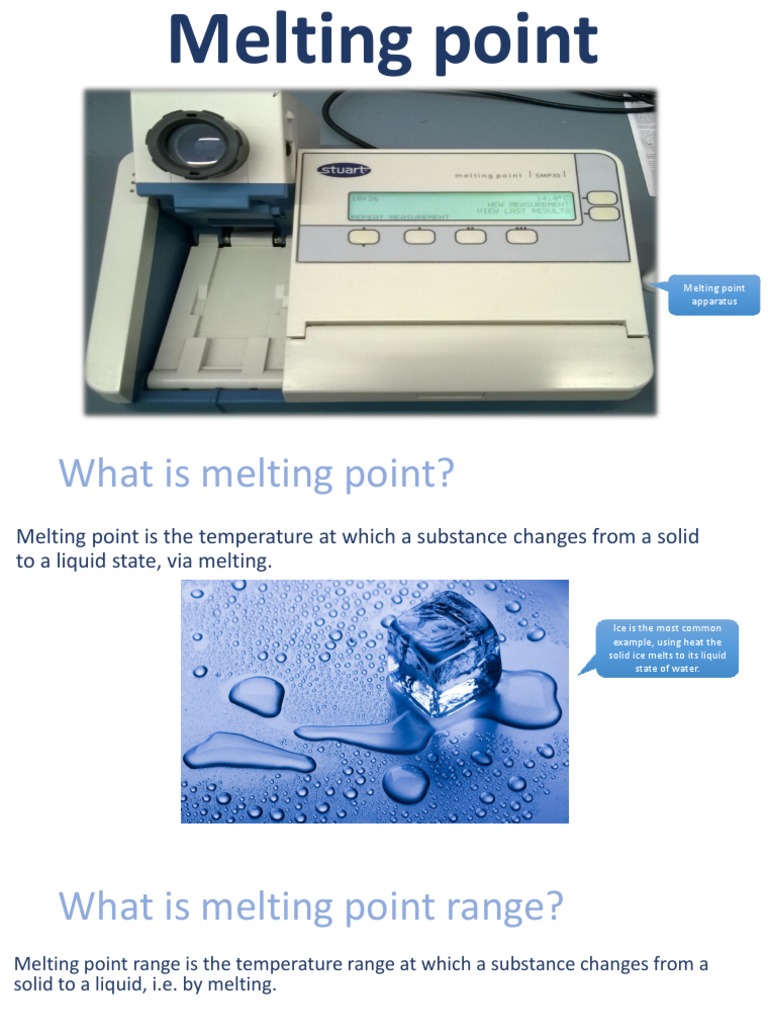 Melting Point | PDF | Melting Point | Melting
