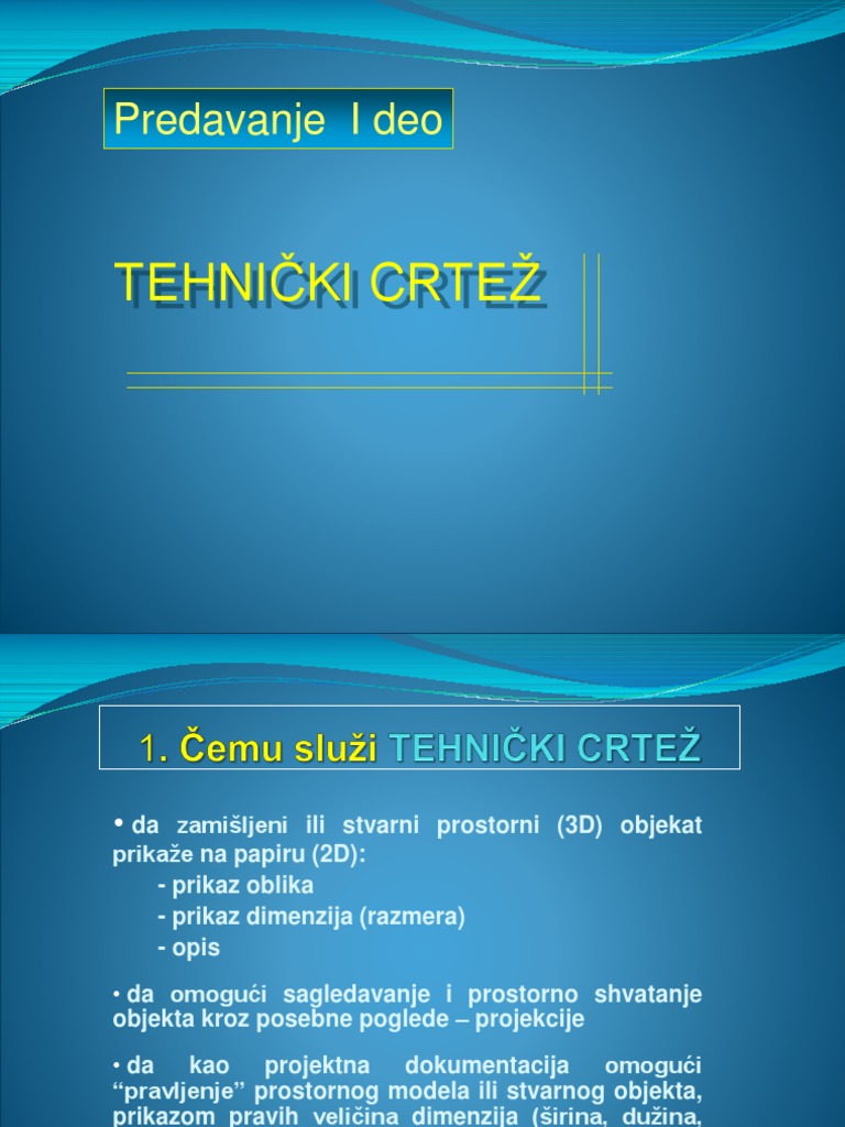 Tehnicki Crtezi | PDF