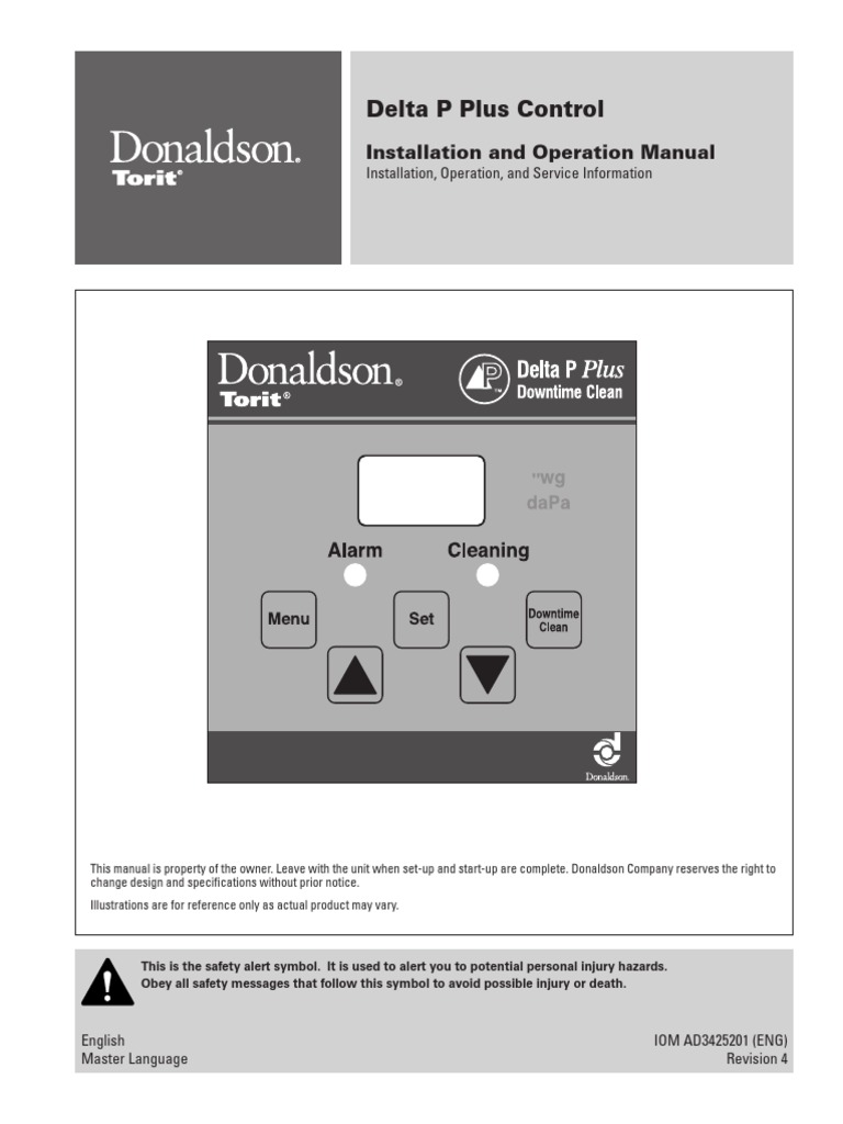 Donaldson Deltap Plus | PDF | Relay | Switch
