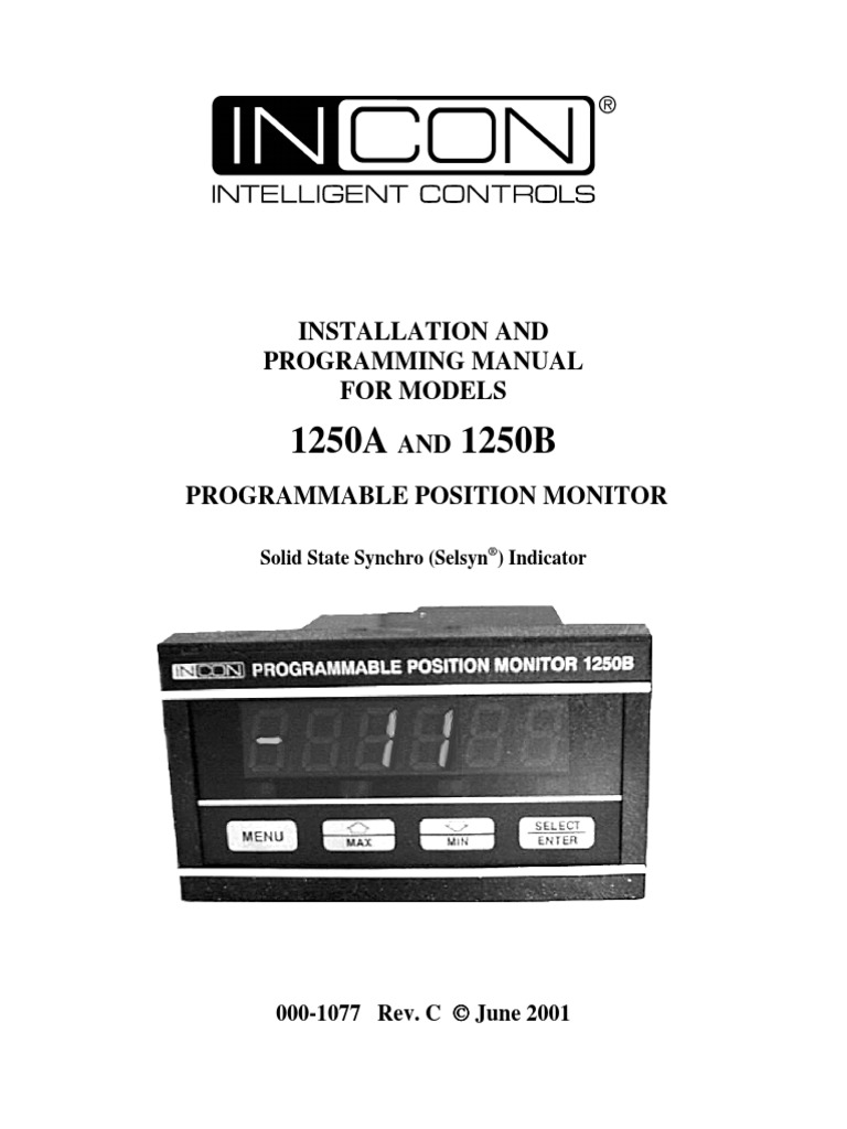 Incon 1250 | PDF | Binary Coded Decimal | Network Packet