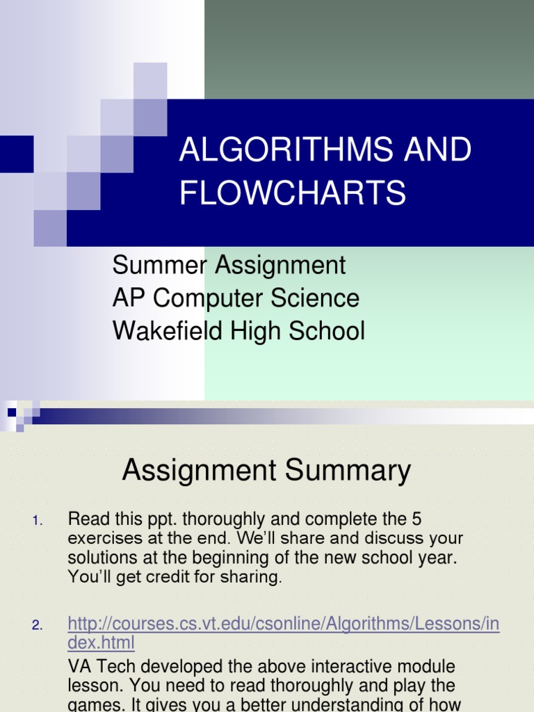 Algorithms and Flowcharts | Download Free PDF | Algorithms | Computer ...
