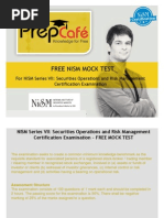 Nism Series 15 Model Paper | PDF | Stock Market | Stocks