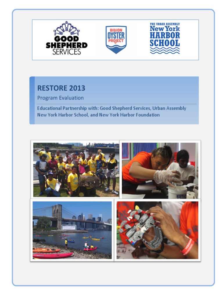 RESTORE 2013 Program Evaluation | PDF | Nature