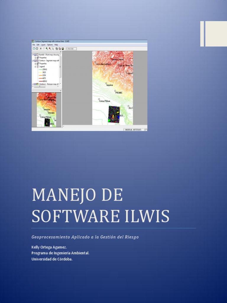 Manejo de Software Ilwis | PDF | Point and Click | Ventana (informática)