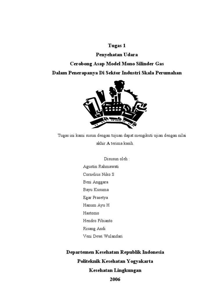 WD Cerobong Asap Model Mono Silinder | PDF