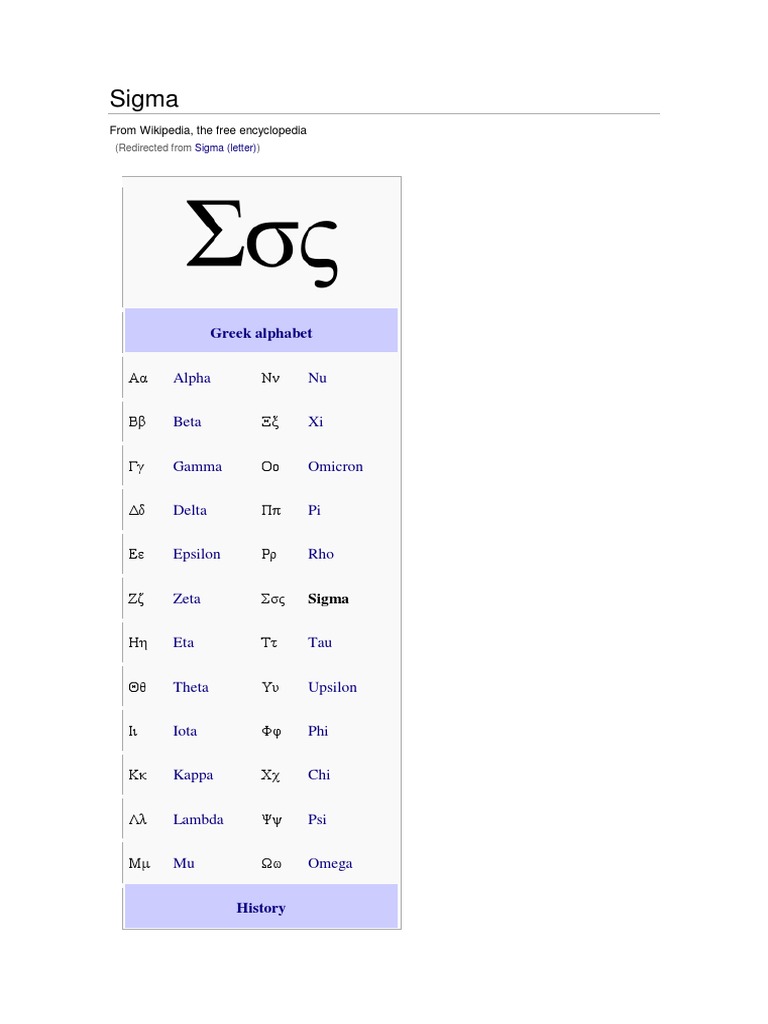 Sigma PDF | PDF | Western Calligraphy | Notation