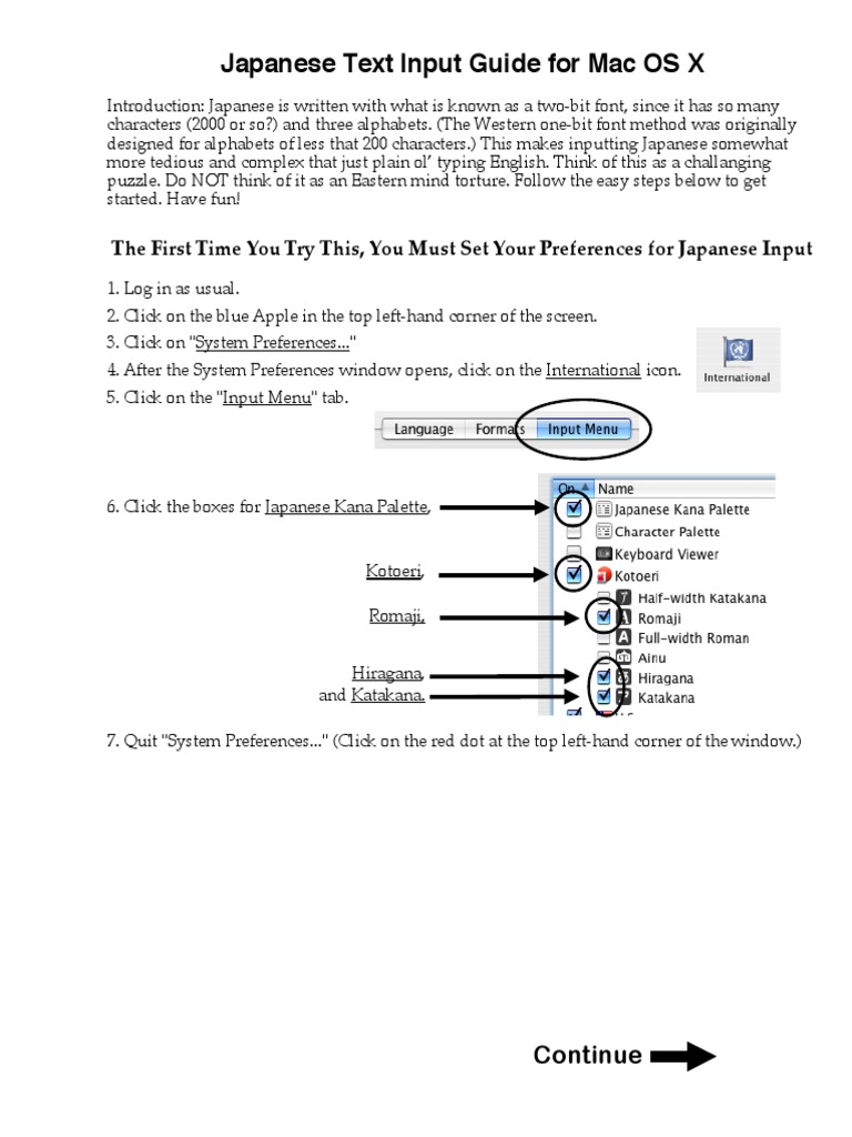 Japanese Text Input Guide For Mac Os X: Thefirsttimeyou Try This, You ...