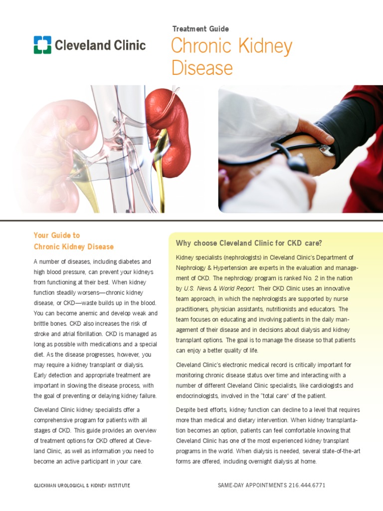 Chronic Kidney Disease Guide | Chronic Kidney Disease | Nephrology