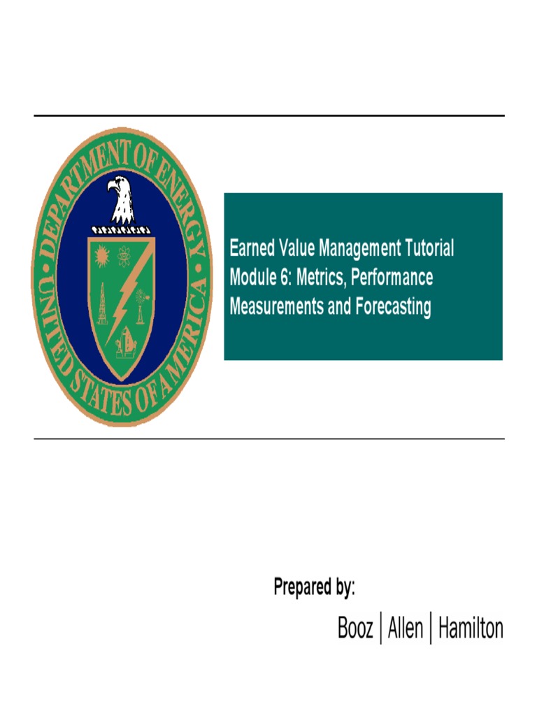 EVM Tutorial Module 6 Metrics | PDF | Business