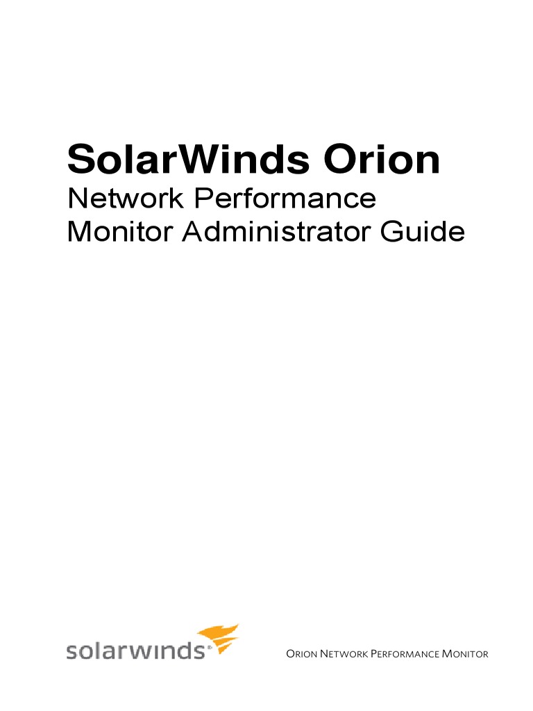 Orion Administrator Guide | PDF | Computer Network | Databases