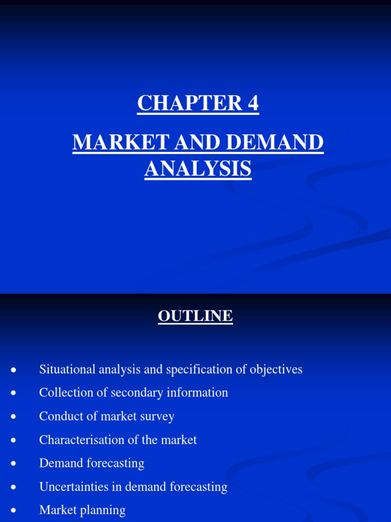 Chapter 4 Market and Demand Analysis | PDF | Forecasting | Survey ...