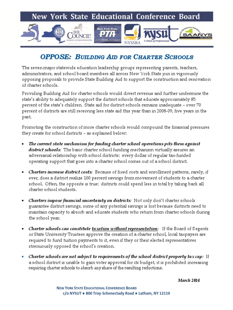 ECB Building Aid For Charter Schools 1 | PDF | Charter School | School ...