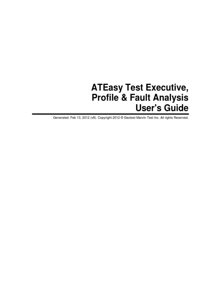 At Easy 8 Test Executive | PDF | Button (Computing) | Computer Keyboard