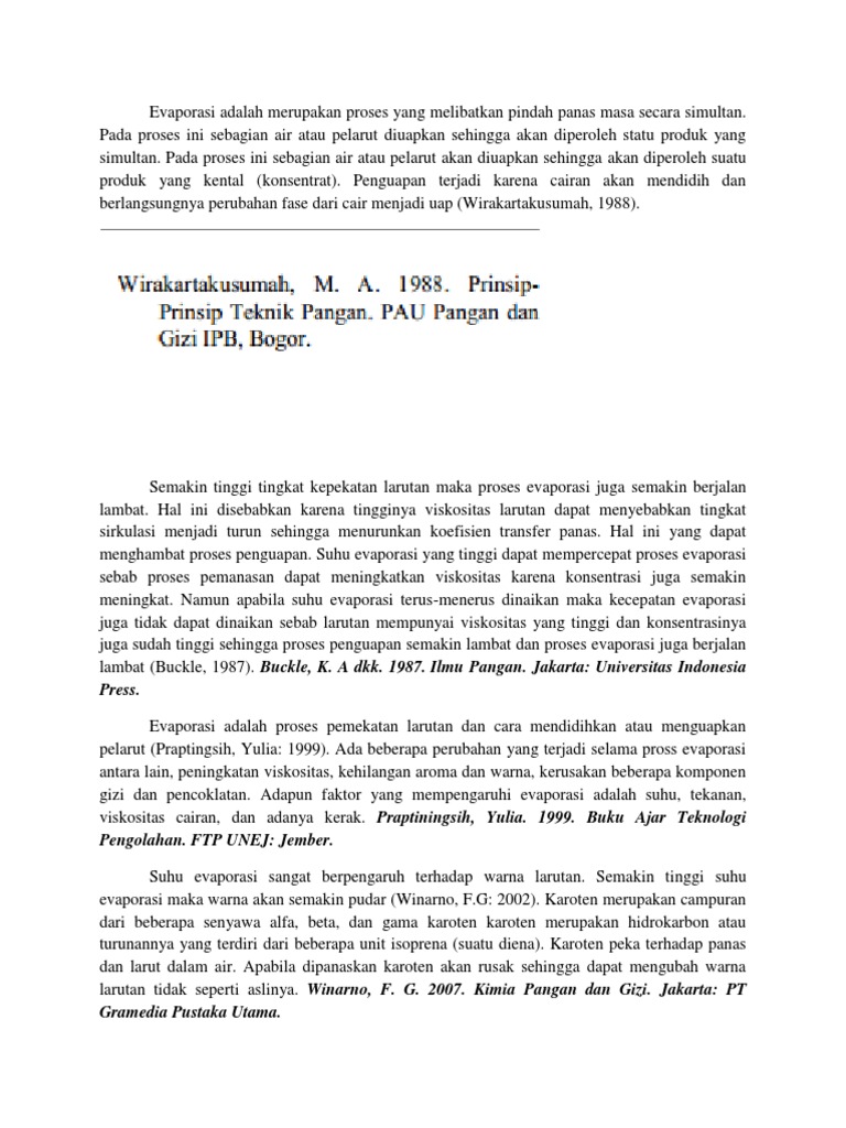 Tinpus Evaporasi | PDF