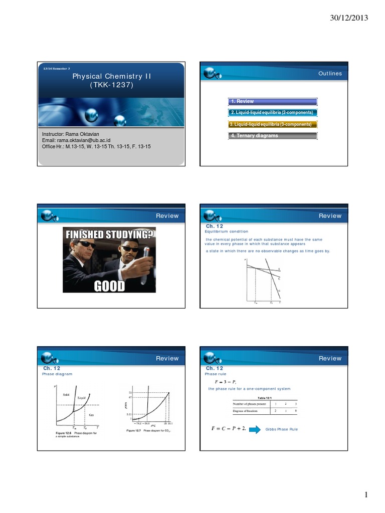 Understanding Liquid-Liquid Equilibria | PDF | Phase (Matter) | Phase Rule