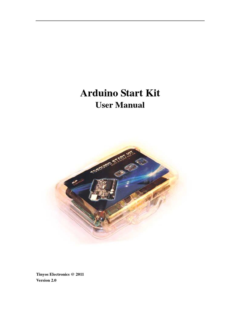 Arduino Start Kit: User Manual | Download Free PDF | Arduino | Device Driver