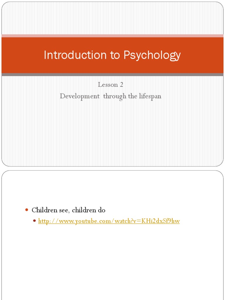 Lesson 2 Development of Person | PDF | Developmental Psychology ...