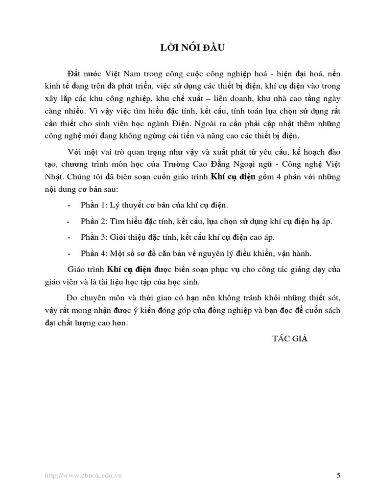 Giao Trinh Ly Thuyet Khi Cu Dien | PDF