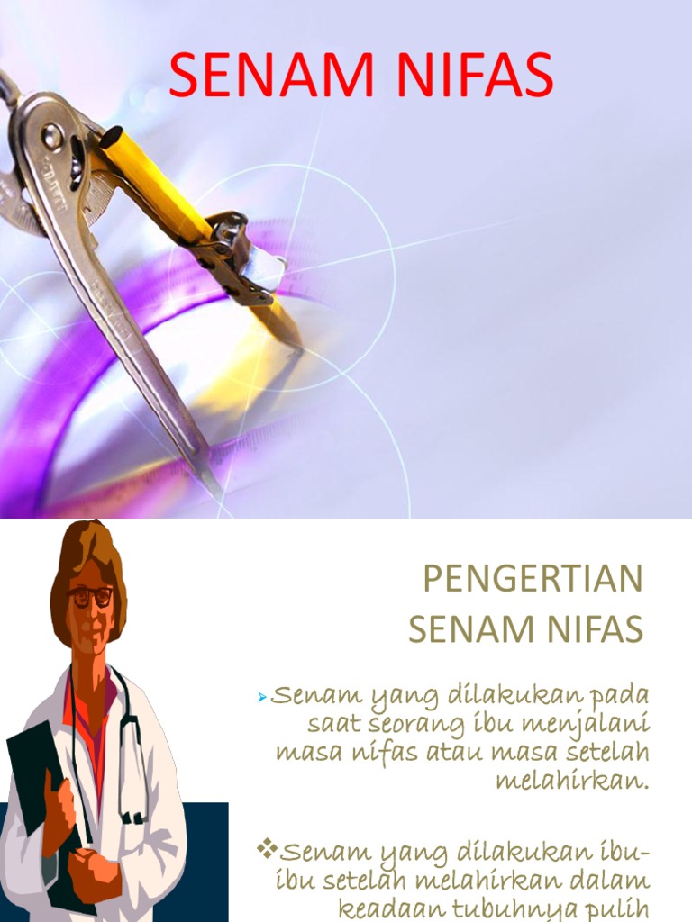 POWERPOINT Senam Nifas | PDF | Kesehatan Holistik