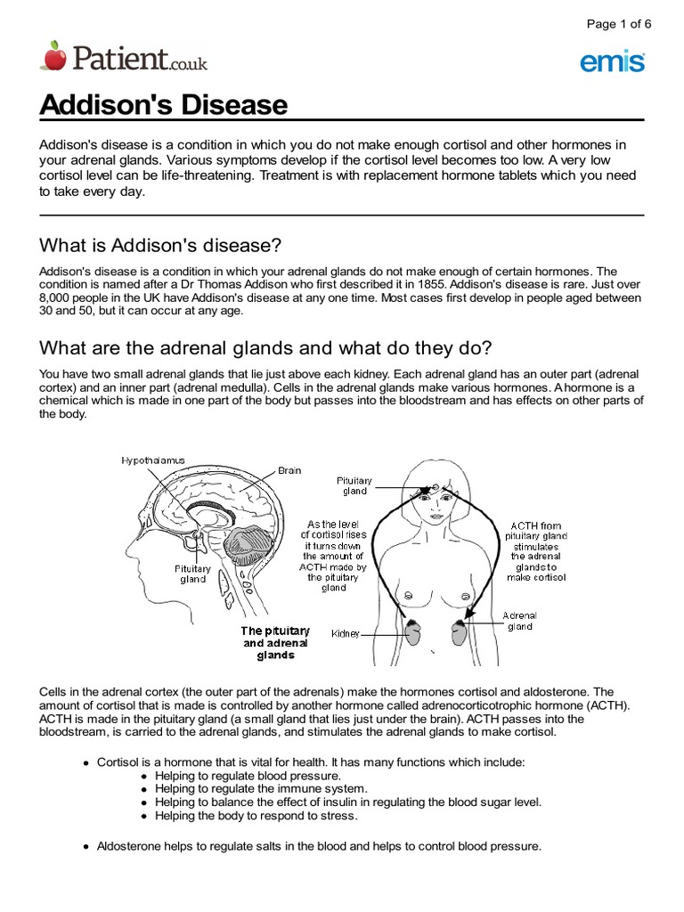 Addison's Disease | Adrenal Gland | Cortisol