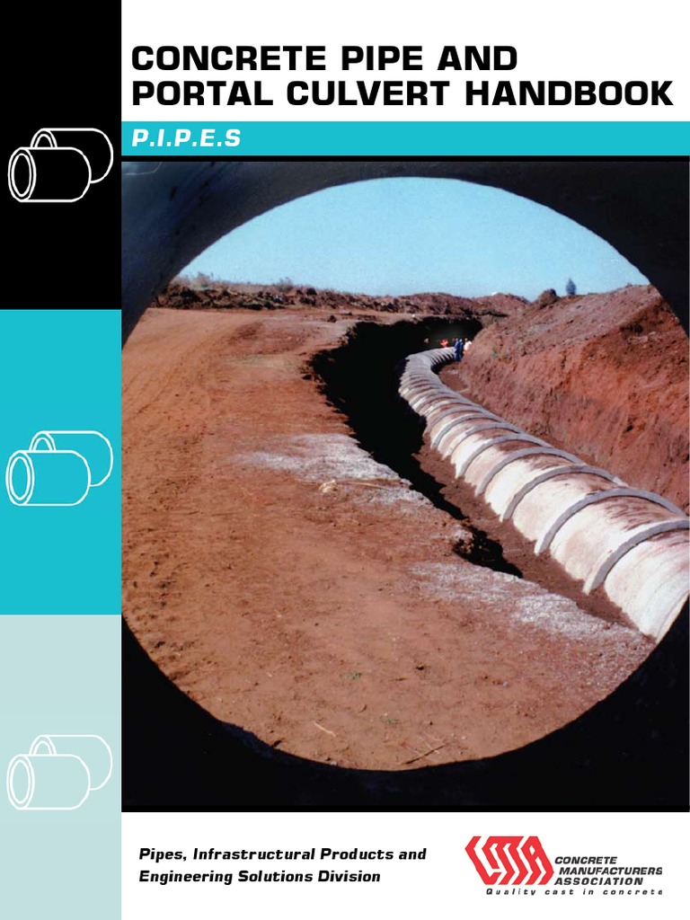 Concrete Pipe and Portal Culvert Handbook | PDF | Porosity | Fluid Dynamics