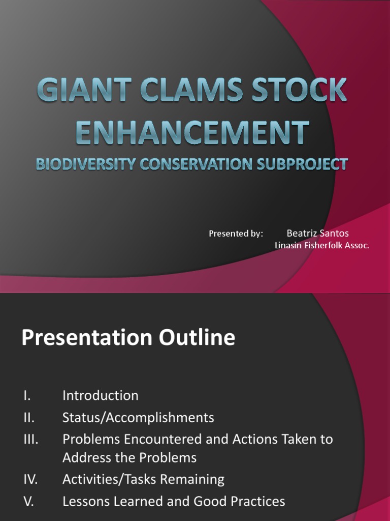 Giant Clam Project Boosts San Felipe Fisherfolk | PDF | Natural ...