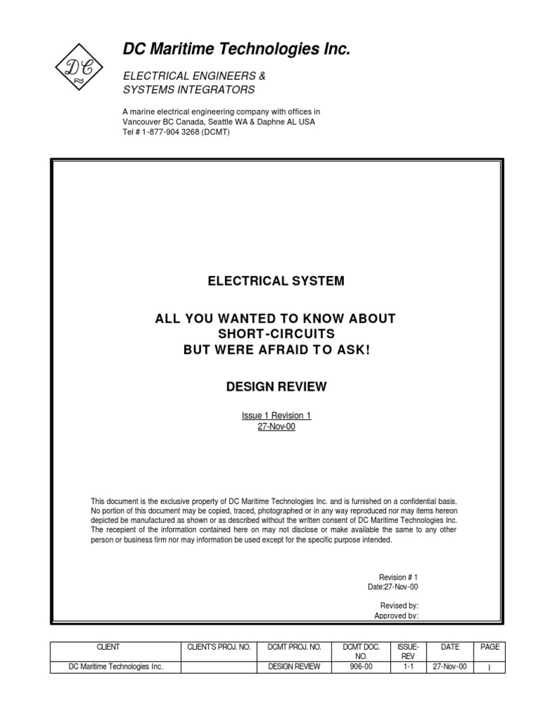 Short Circuit Current Calculation Pdf Electrical Impedance Root