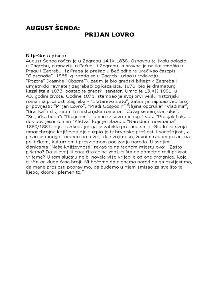 Prijan Lovro 4 | PDF