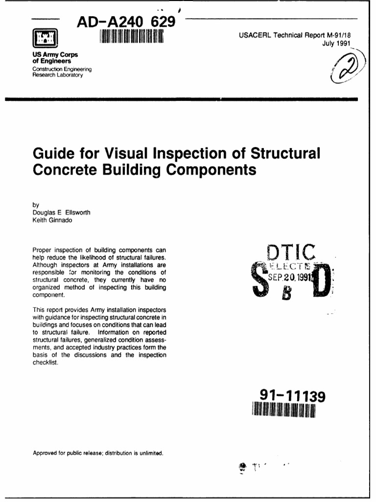 Visual Inspection Guide for Concrete Structures | PDF