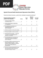 Interpretación de Puntajes PHQ y GAD-7 | PDF