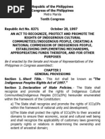 Ipra Law | PDF | Intellectual Property | Traditional Knowledge