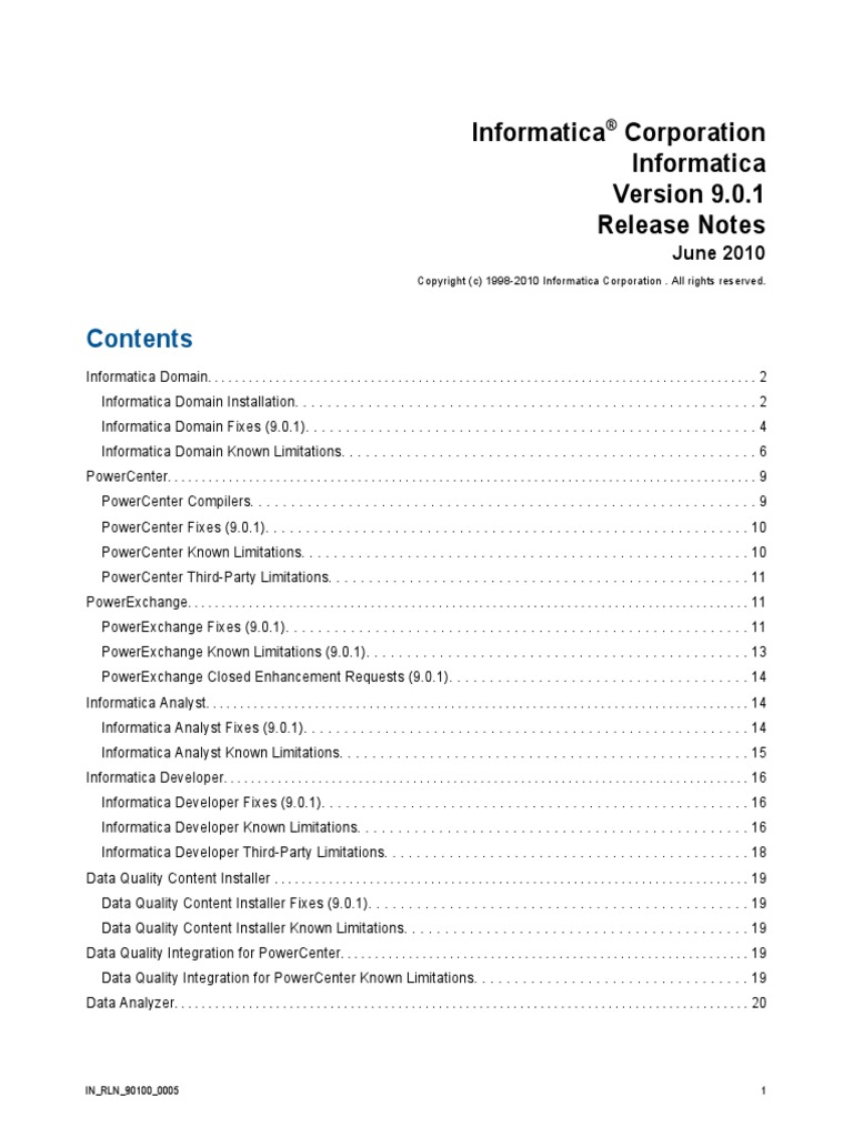 Informatica Release | PDF | Oracle Database | 64 Bit Computing