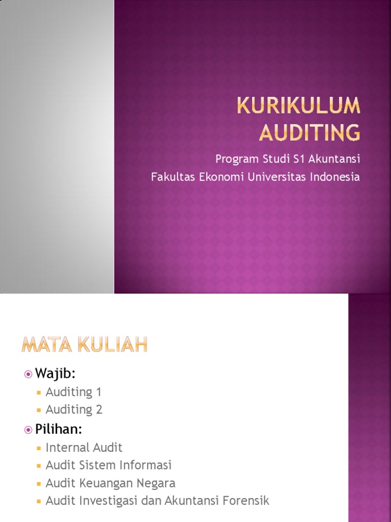 Diskusi Forum Dosen Auditing | PDF | Internal Audit | Audit