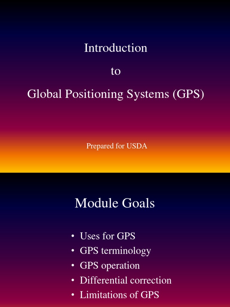 Introduction to GPS Fundamentals | PDF | Global Positioning System ...