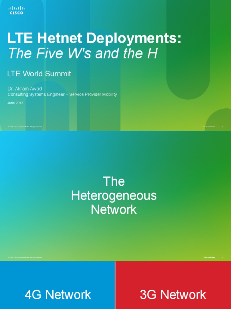 LTE World Summit - Akram Awad - V0.3 | PDF | Wi Fi | 4 G