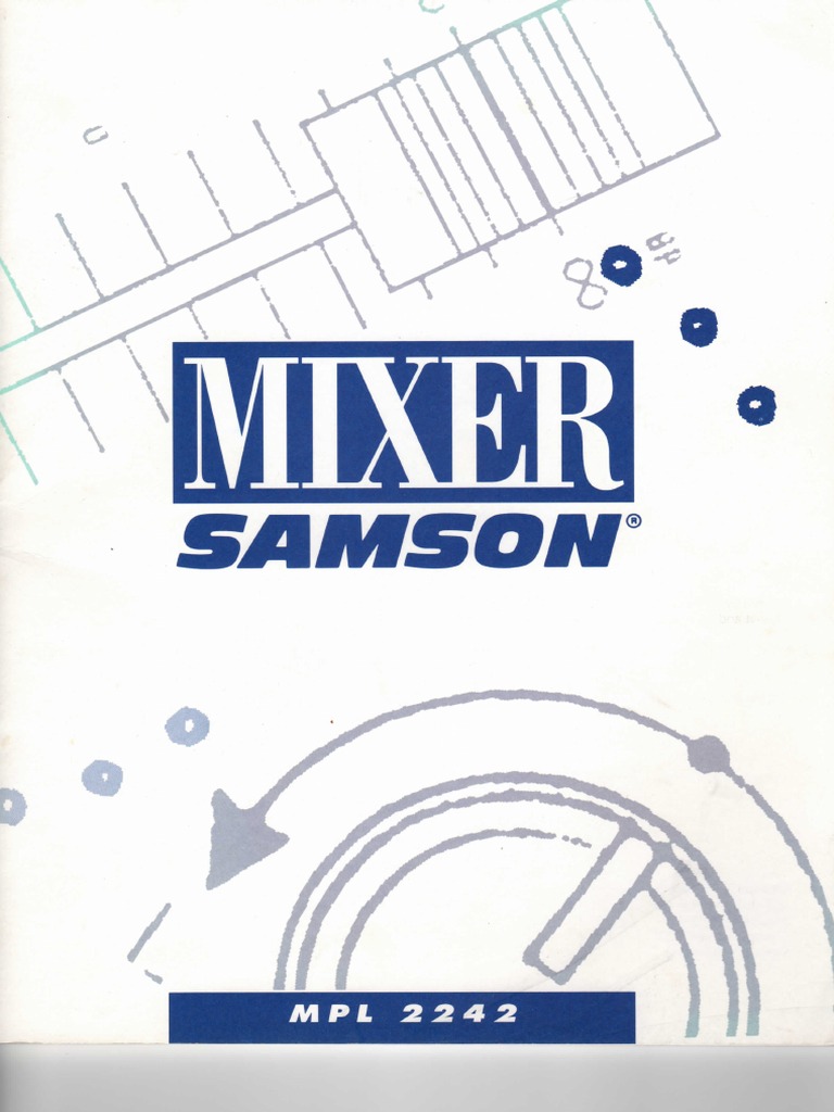 Samson MPL2224 Mixer Manual | PDF | Equalization (Audio) | Headphones