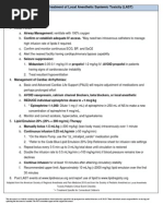 Local Anestesic Systemic Toxicity Checklist 2020 ASA | PDF | Anesthesia ...