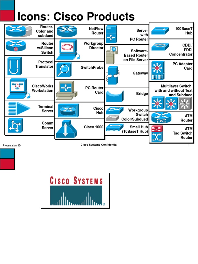 Cisco Icons Pdf Router Computing Network Switch