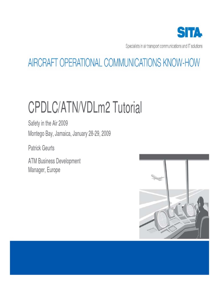 CPDLC Atn Vdlm2 Tutorial | PDF | Air Traffic Control | Bit Rate