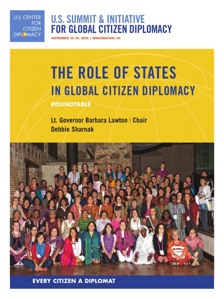 The Role of States in Global Citizen Diplomacy Roundtable | PDF ...