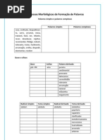 Formação de Palavras por Prefixação | PDF | Palavra | Estresse ...
