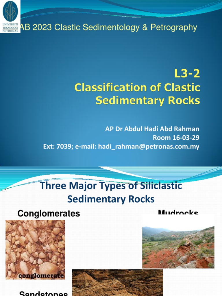 Clastic Rocks Classification | Clastic Rock | Sandstone
